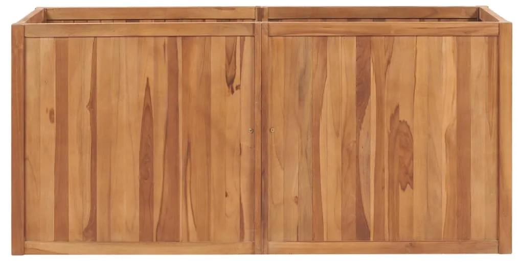 Vyvýšený záhon 150 x 50 x 70 cm masivní teakové dřevo - Default Title