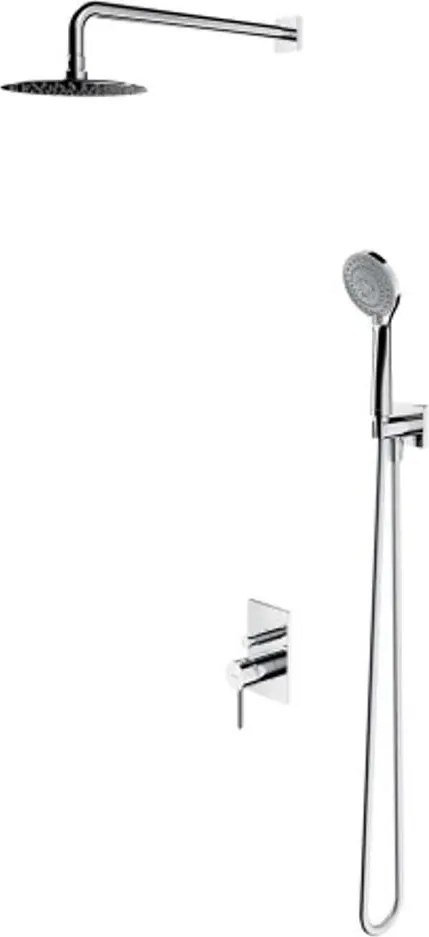 OMNIRES Y - Sprchový set s baterií pod omítku, s tělesem, průměr 20 cm, 5 proudů, chrom SYSY23-KCR