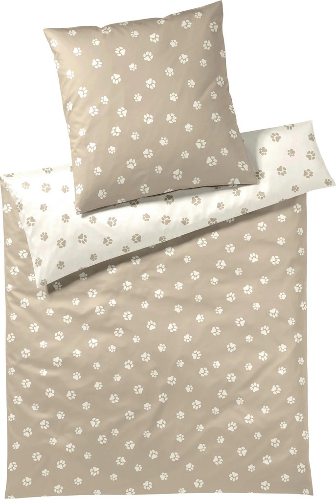 XXXLutz POVLEČENÍ, makosatén, béžová, 140/200 cm Elegante - Povlečení - 004977045801