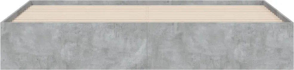 Rám postele se zásuvkami betonově šedý 180 x 200 cm kompozit 3207255