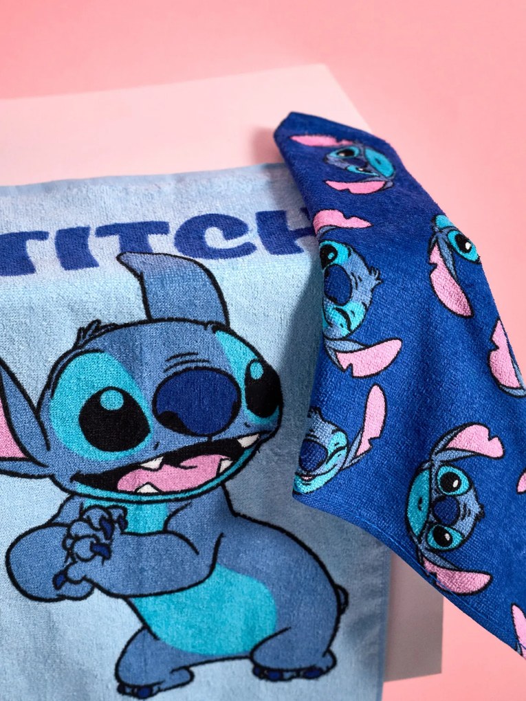 Sinsay - Sada ručníků na ruce Stitch - modrá