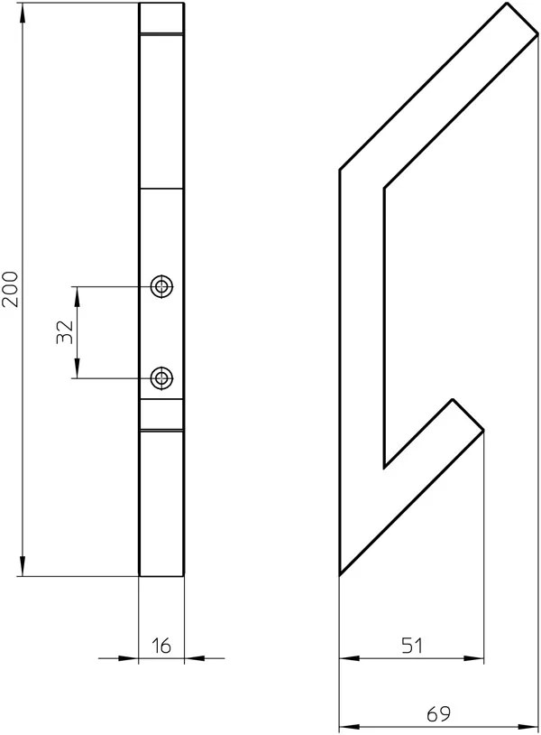 Siro Nábytkový věšák MATEO nerez