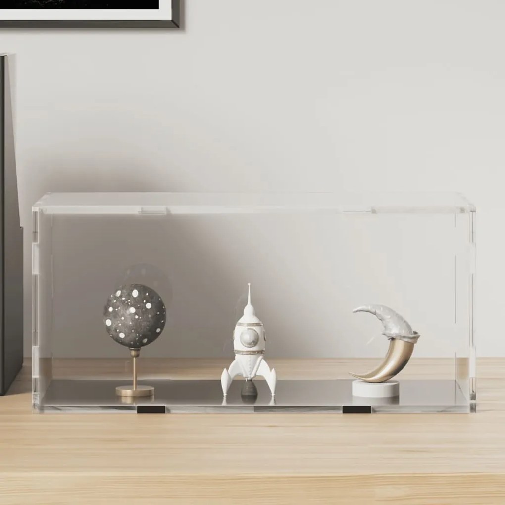 Průhledná reklamní krabice 30 x 15 x 14 cm akrylová 154911