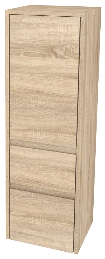 Mereo Mereo, Opto koupelnová skříňka vysoká 125 cm, levé otevírání, Multidecor, CN995LDBAR
