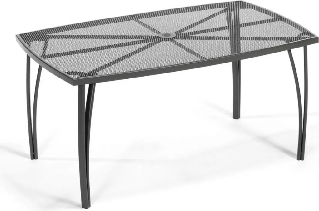 Vikio Zahradní kovový stůl 150x90cm V125 antracit