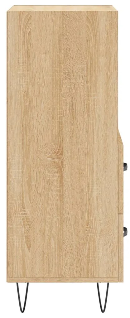 Příborník dub sonoma 34,5 x 34 x 90 cm kompozitní dřevo - Default Title
