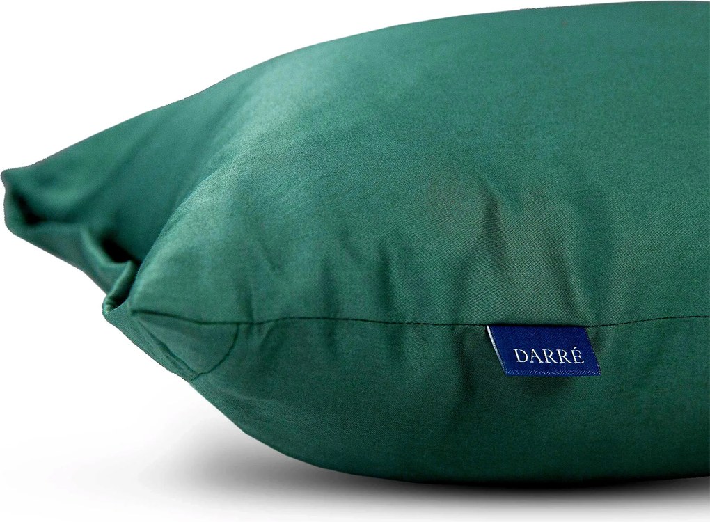 Saténové povlečení Royal - dark green Velikost: 140 x 200 + 70 x 90