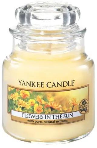 Yankee Candle Svíčka Yankee Candle 104 g - Květiny na slunci, žlutá barva, sklo, vosk