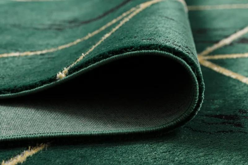 Dywany Łuszczów Kusový koberec Emerald geometric 1012 green and gold Rozměry koberců: 80x150
