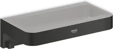 Grohe QuickFix Start Cube - Polička - délka 20 cm matná černá
