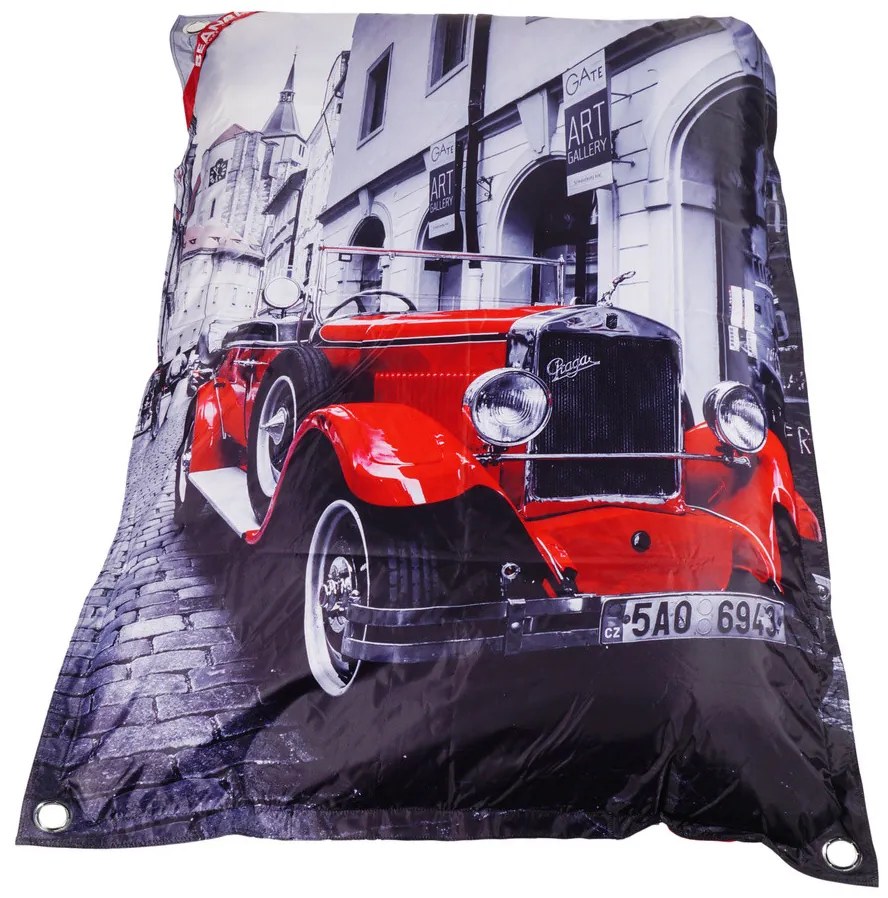 BeanBag Designový sedací vak 189x140 Prague s popruhy