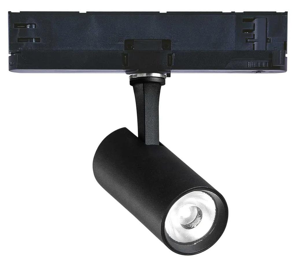 Ideal Lux Nastavitelný kompaktní LED reflektor FOX 08W CRI90 Barva: Černá, Chromatičnost: 3000K, Stmívání: 1-10V