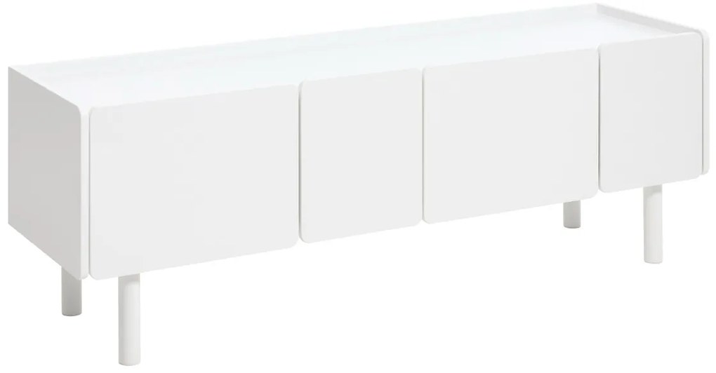 Designový TV stolek Feliciana 160 cm bílý