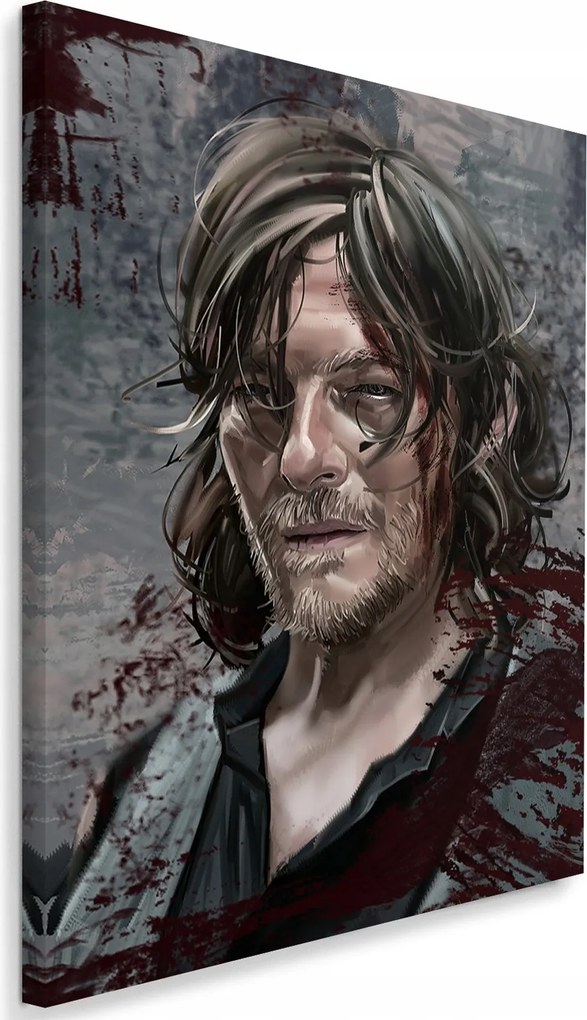Obraz na plátně, Portrét Daryl Dixon 40x60
