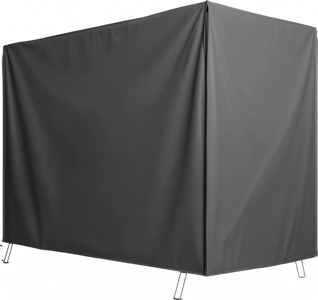 Outsunny Kryt na zahradní houpačku, ochranný obal na hollywoodskou houpačku, voděodolný kryt, 205 x 124 x 164 cm, tmavě šedý