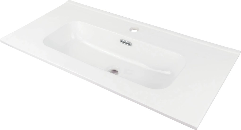 Deante Ceramic washbasin, inset - 80 cm
