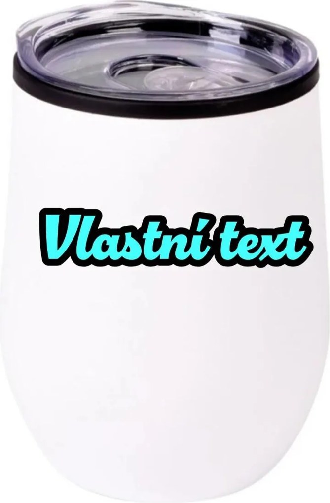 Personalizovaný termohrnek "BOWL" s vlastním textem s obrysem