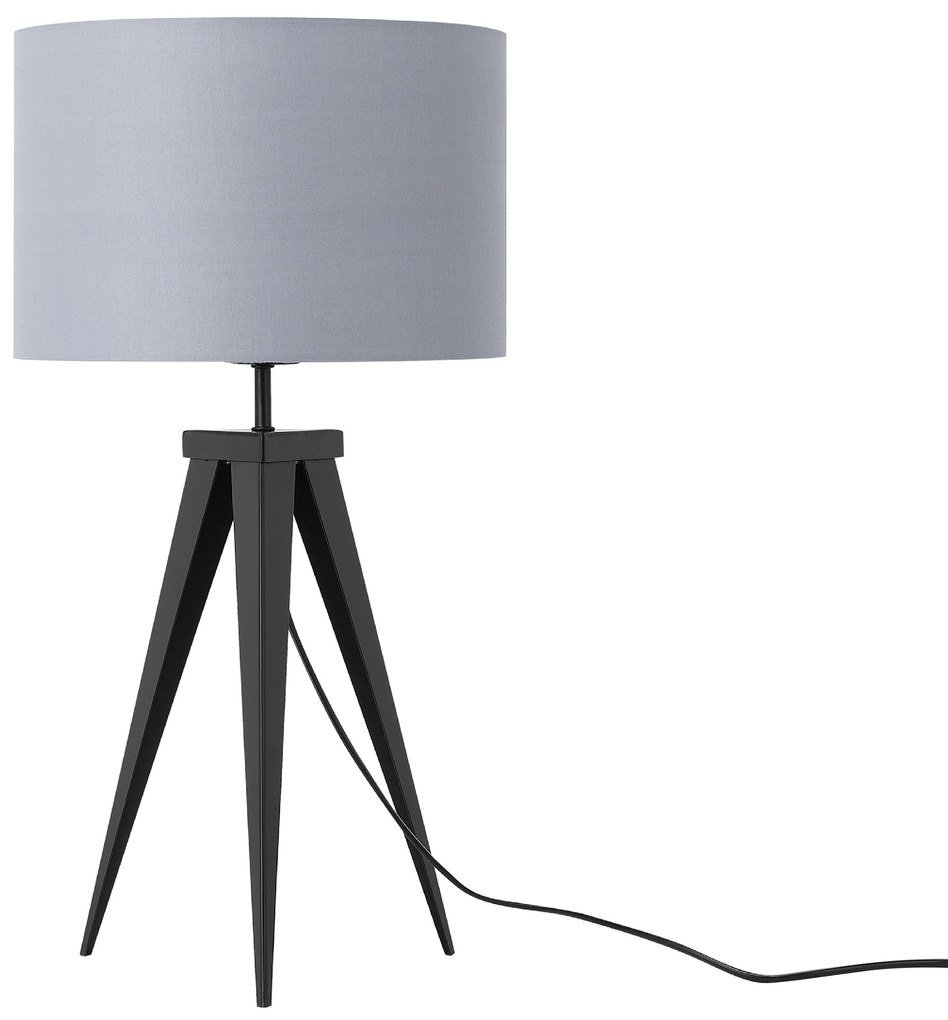 Stolní lampa STILETTO, světle šedá Beliani