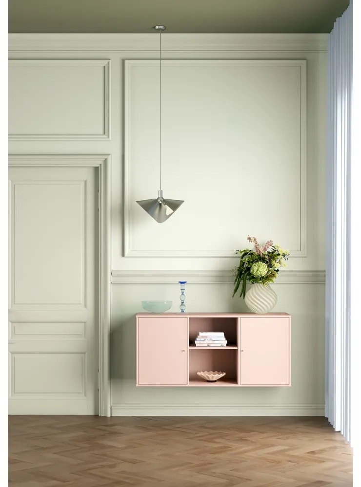 Světle růžová závěsná komoda 133x61x42 cm Mistral – Hammel Furniture