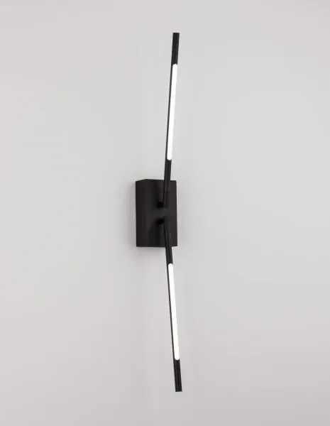 Designové nástěnné svítidlo Raccio B 6 černé