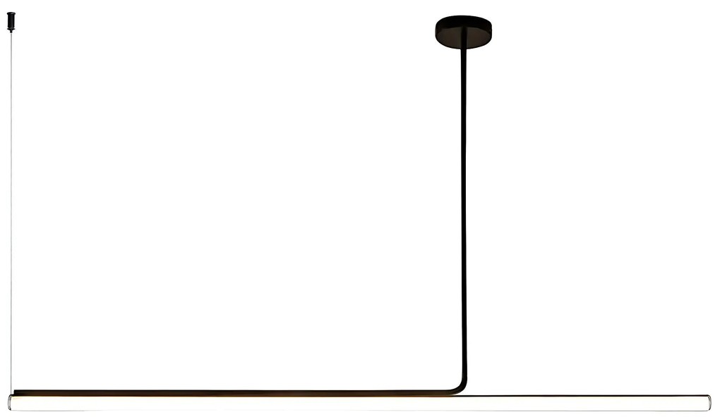 Toolight Toolight, LED stropní svítidlo 140cm, 14W, APP1660-CP, černá, OSW-06994