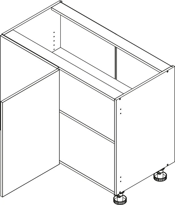 ALFASHOP ZOYA dolní DNP P/L dub