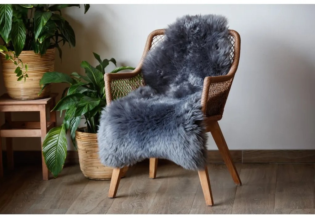 Wooline Ovčí kůže Arctic šedá 85 x 60 cm