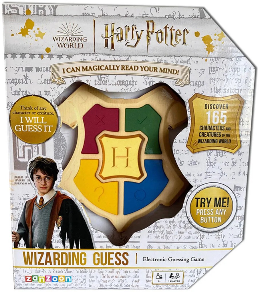 MAC TOYS Hra interaktivní Čarodějnické hádání Harry Potter na baterie Světlo Zvuk m1822126