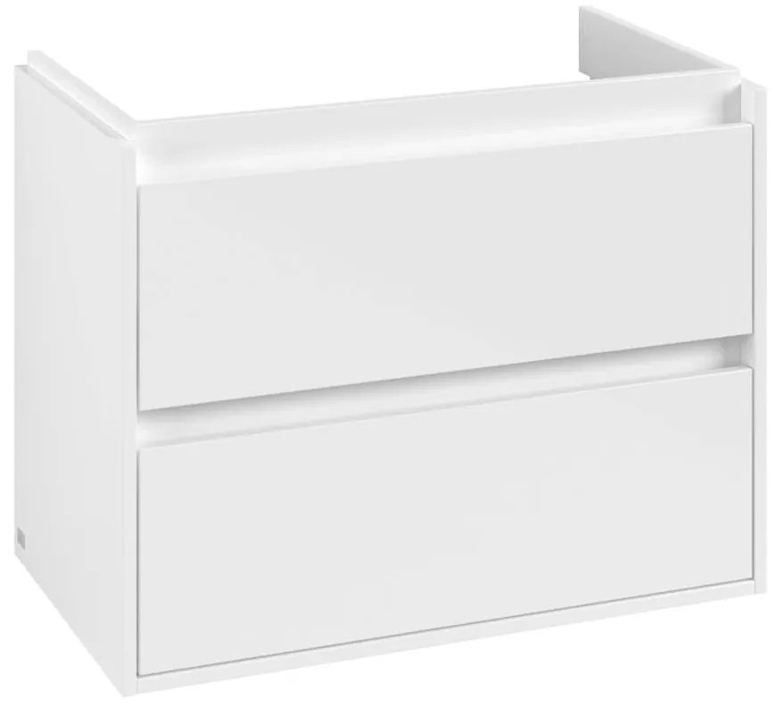 Villeroy & Boch Skyla - Umyvadlová skříňka, 77x60x44 cm, 2 zásuvky, Brilliant White C79800VE