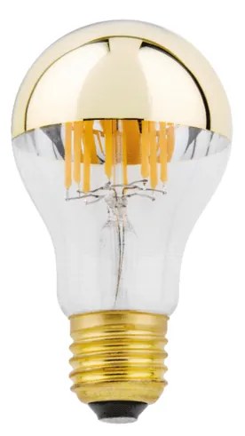 Mirror žárovka E27  Mirror žárovka E27 Barva: Zlatá, Průměr: 60 mm, Teplota chromatičnosti: 2200 Kelvinů