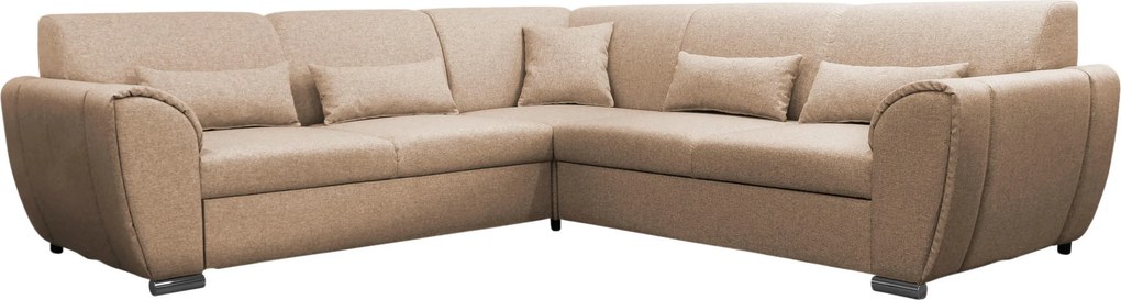 XXXLutz ROHOVÁ SEDAČKA, textil, béžová Livetastic - Sedací soupravy - 001574004201