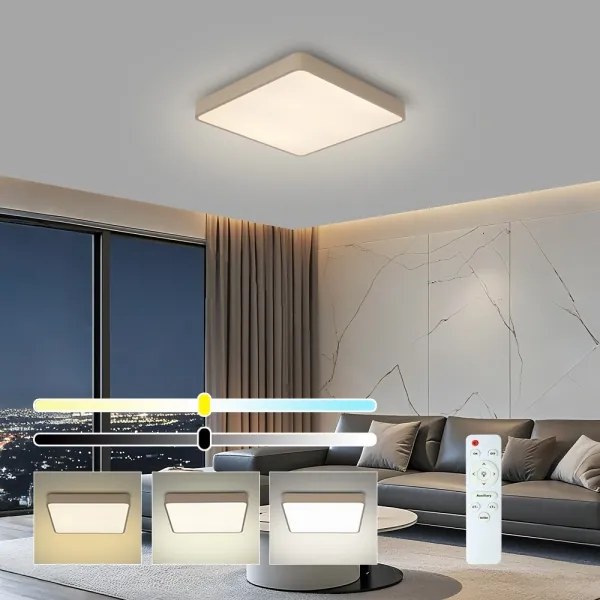 Brilagi-LED Stm. str. sv. POOL SQUARE LED/48W/230V 3000-6000K 50x50 cm béžová+DO