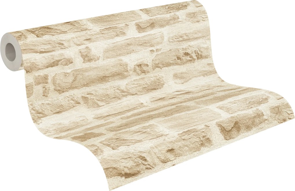 AS Création vliesová tapeta (Pískovcová béžová, 10,05 x 0,53 m)