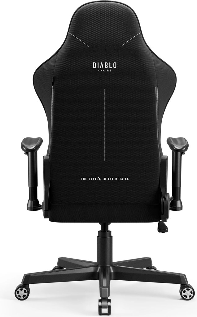 Látková herní židle Normal Size, šedé: Diablo X-Starter