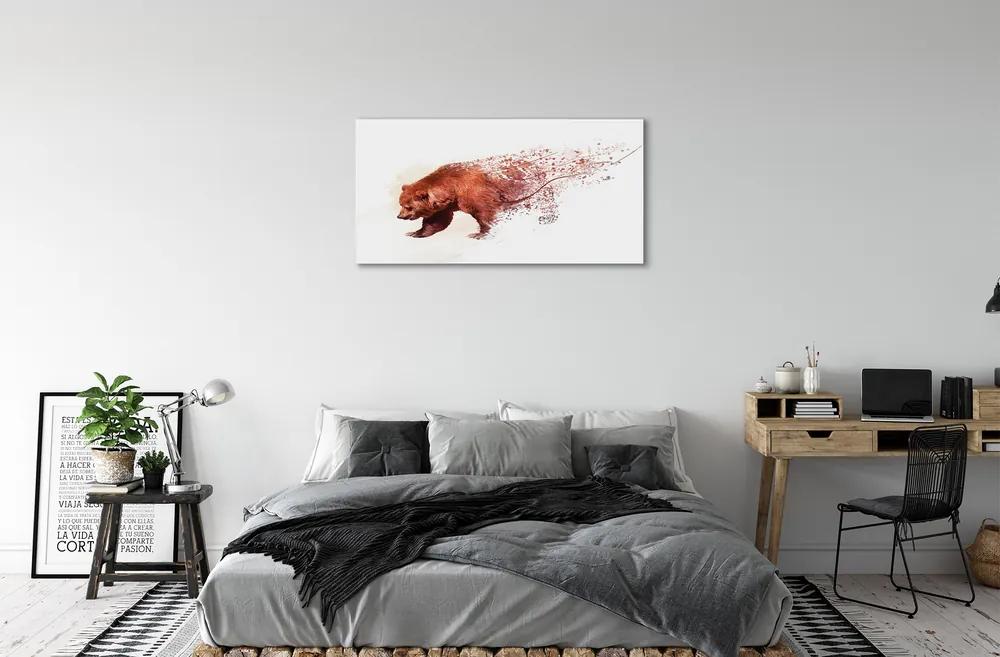 Obrazy na plátně Medvěd 125x50 cm