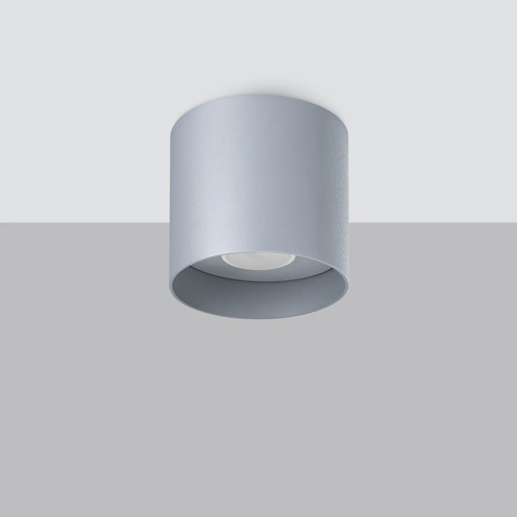 Sollux Lighting Stropní svítidlo MIKA šedé