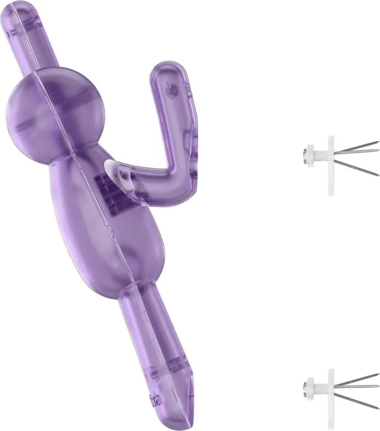 Plastové háčky v sadě 3 ks bez vrtání Buddy – Umbra