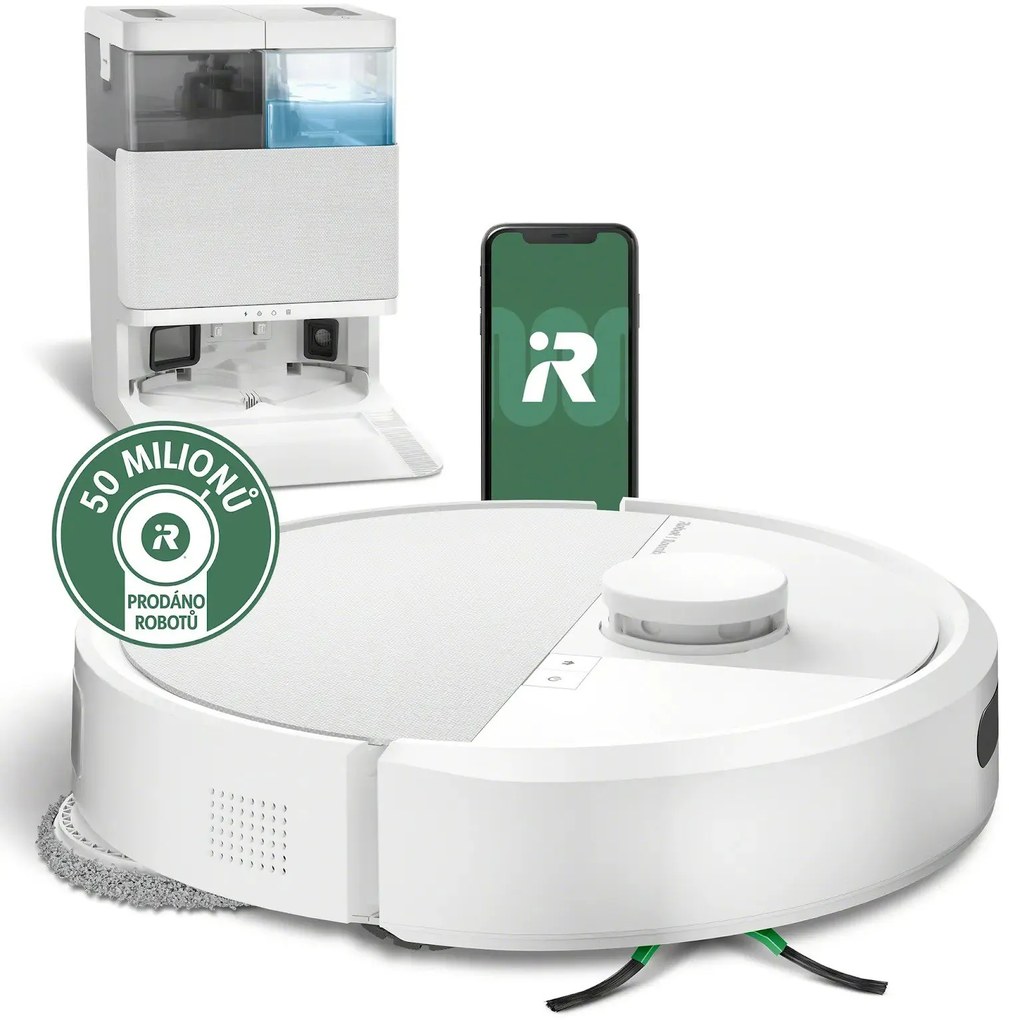 irobot irobot roomba plus 405 combo + autowash dock white