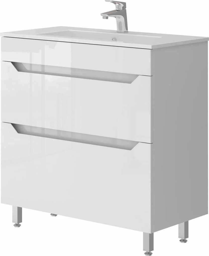 Lavedo Neo White 80 koupelnová skříňka s umyvadlem