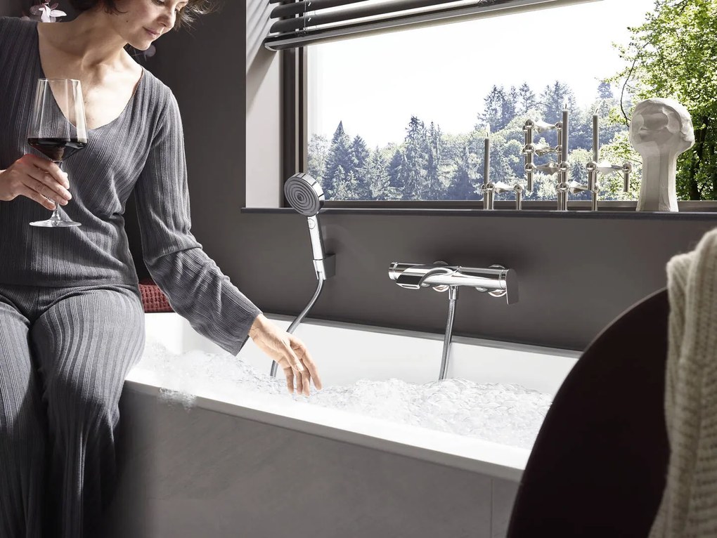 Hansgrohe Vivenis, nástěnná vanová baterie, chromová, 75420000