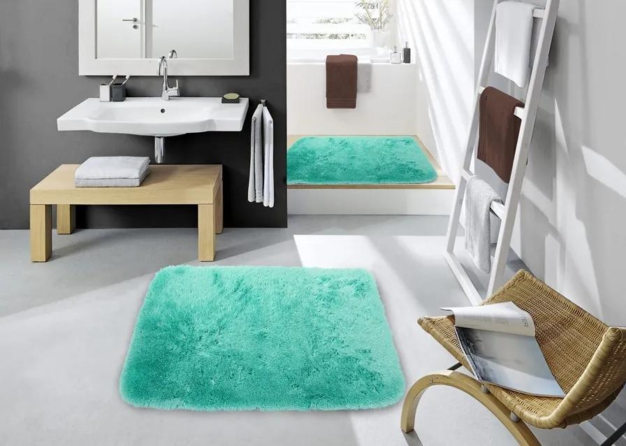 Koupelnový kusový plyšový koberec / do koupelny máta 50x80cm / 60x90cm Rozměr: 50x80cm
