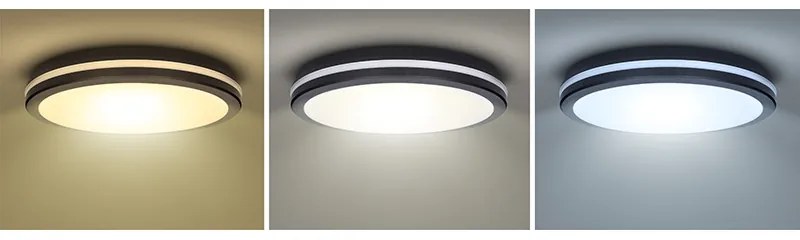 Solight LED osvětlení s nastavitelným výkonem a teplotou světla, 36/40/44W, max. 3740lm, 3CCT, IP65, 40cm