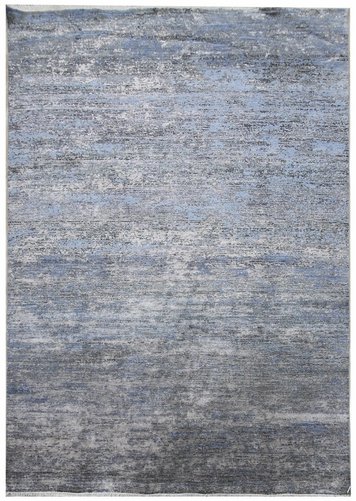 Diamond Carpets India, Ručně vázaný kusový koberec Diamond DC-KM Thropical mix, 180x275, modrá, chodba / předsíň