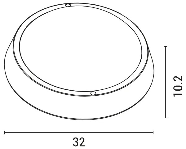 LED Venkovní nástěnné svítidlo BULKHEAD LED/30W/230V 4000K IP54 černá