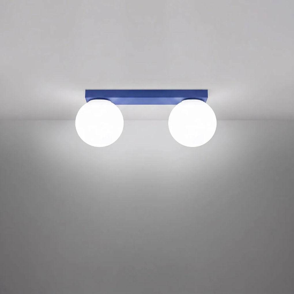 Sollux Lighting Stropní svítidlo YOLI 2 ultramarín