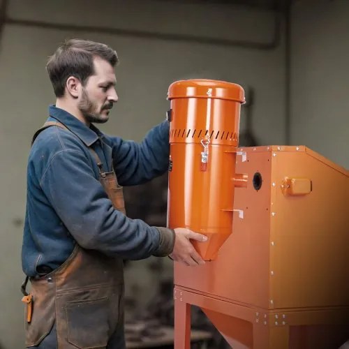 Dust Collection System: 1450 W Dust Collector Media Reclaimer s kapacitou 6,8 l