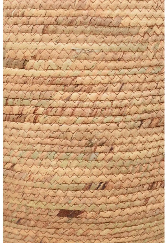 Kulatý koš DORMANTE, vodní hyacint, 45x38 cm, natur