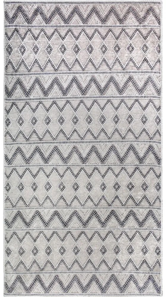 Šedý pratelný koberec 120x180 cm Zig Zag – Vitaus