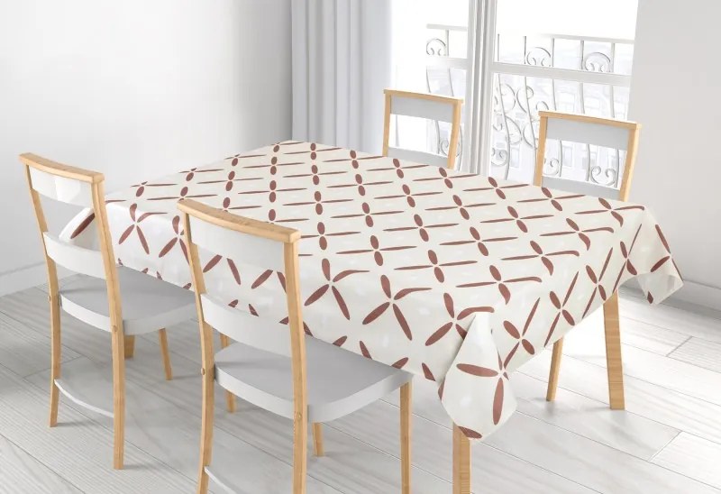 Bellatex Ubrus ADÉLA Hnědá 100x100 cm