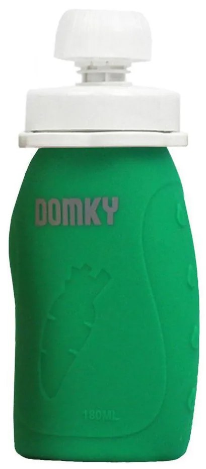 Domky Plnitelná silikonová kapsička 180 ml Zelená